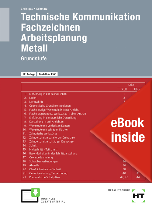Technische Kommunikation / Fachzeichnen - Arbeitsplanung - Metall / Grundstufe | Verlag Hölder ...